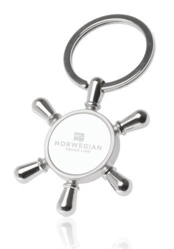 Ship Wheel Keychains | Custom Printed As Low As $5.81