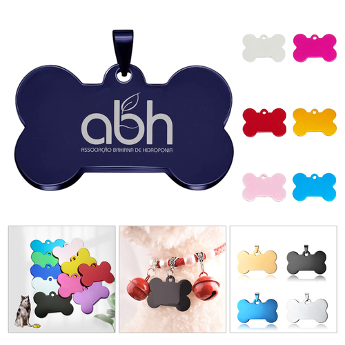 Bone Shape Pet Id Tags For Dogs And Cats | Custom Printed As Low As $1.15