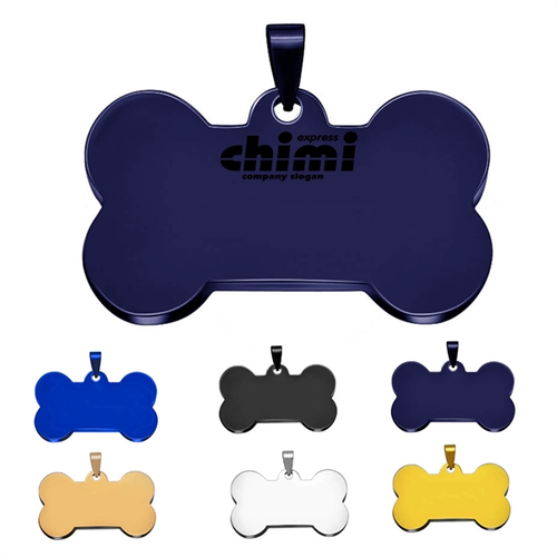 Bone Shape Pet Id Tags For Dogs And Cats | Custom Printed As Low As $0.57