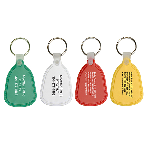 Teardrop Soft Pvc Keytag | Custom Printed As Low As $0.55